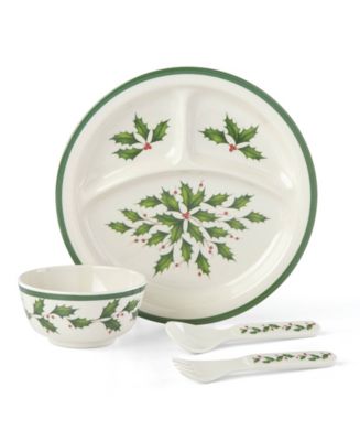 Lenox Holiday Children's 4-Piece Place Setting - Macy's