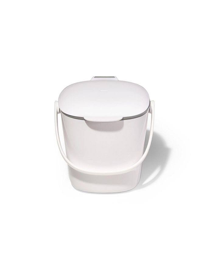 OXO Easy Clean 0.75 Gallon Compost Bin, White - Macy's