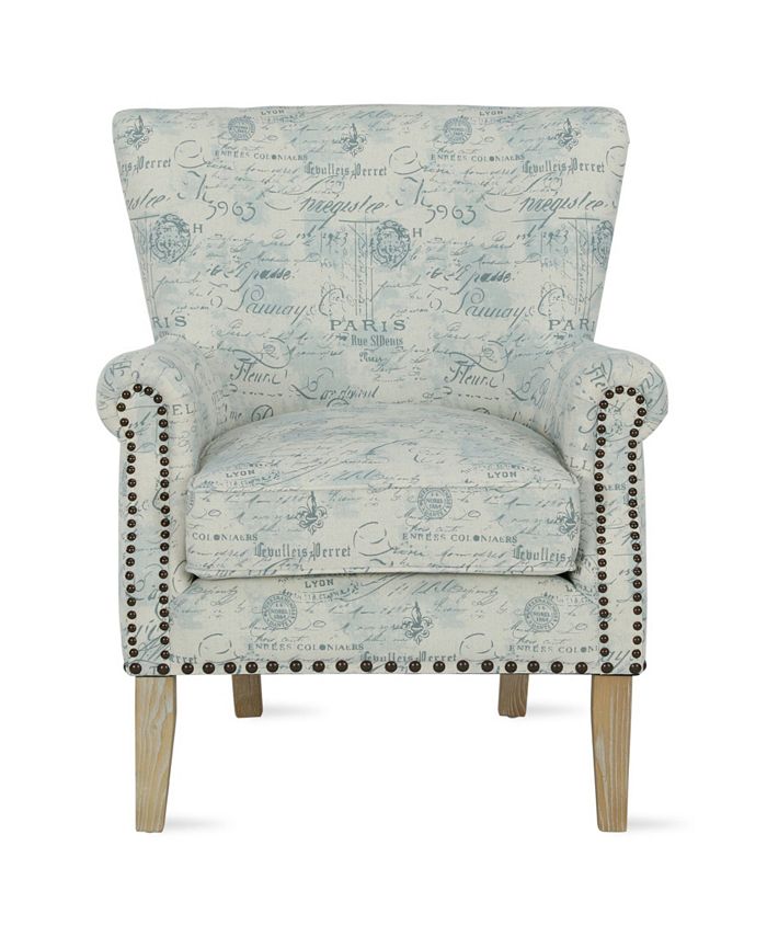 Dorel Living Matthews Nail Head Accent Chair - Macy's