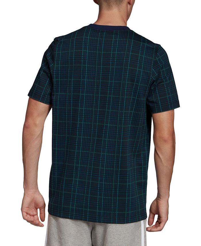 adidas adidas Men's Originals Plaid T-Shirt - Macy's