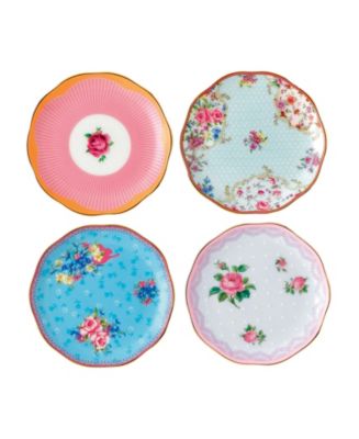 Royal Albert Candy Set/4 Mini Plates - Macy's
