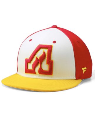 Authentic NHL Headwear Atlanta Flames Tri-Color Throwback Snapback Cap ...