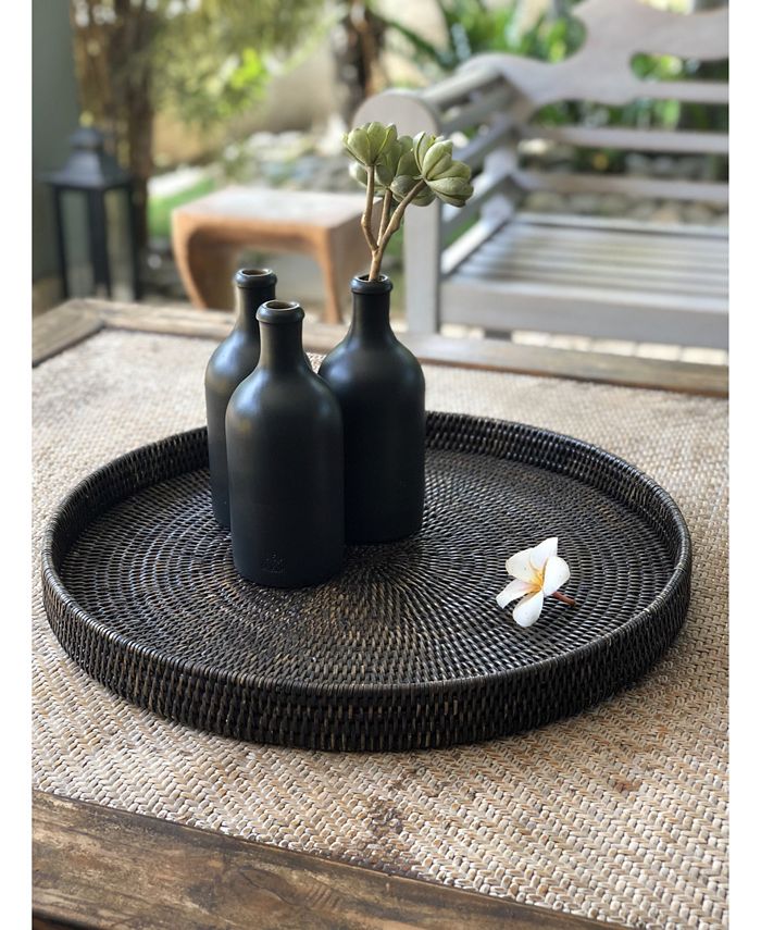 Artifacts Trading Company Round Tray - Macy's