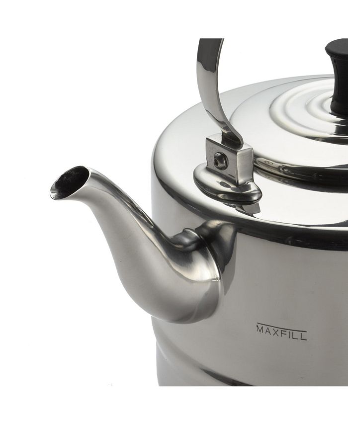 Bonjour Stainless Steel and Copper-Base 2-Qt. Gooseneck Tea Kettle - Macy's