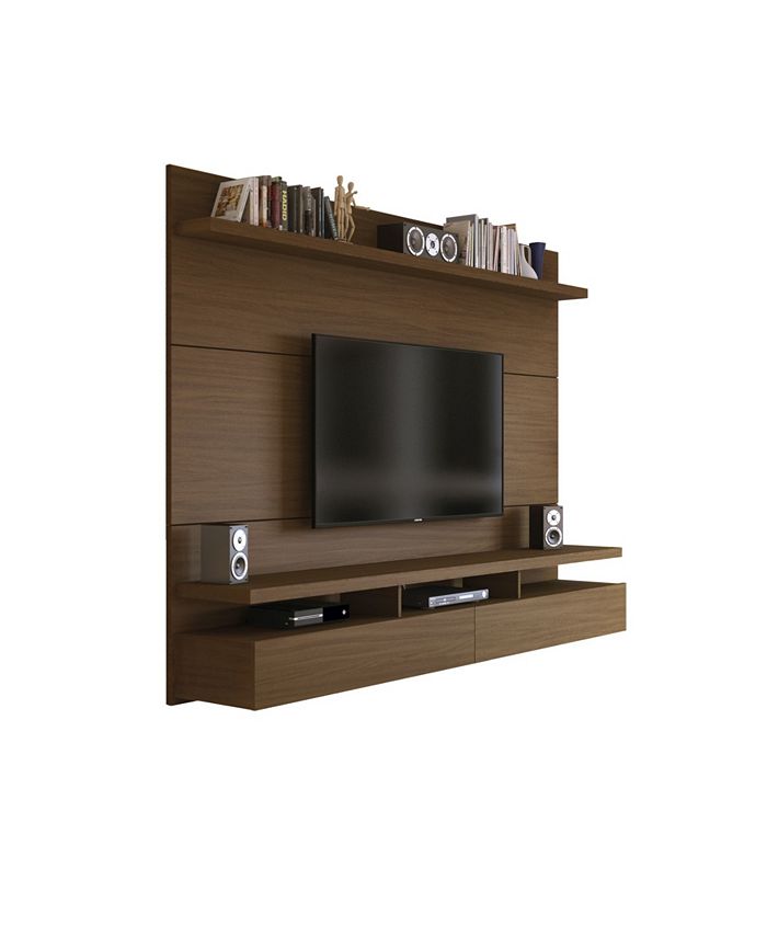 Manhattan Comfort City 2.2 Floating Wall Theater Entertainment Center ...