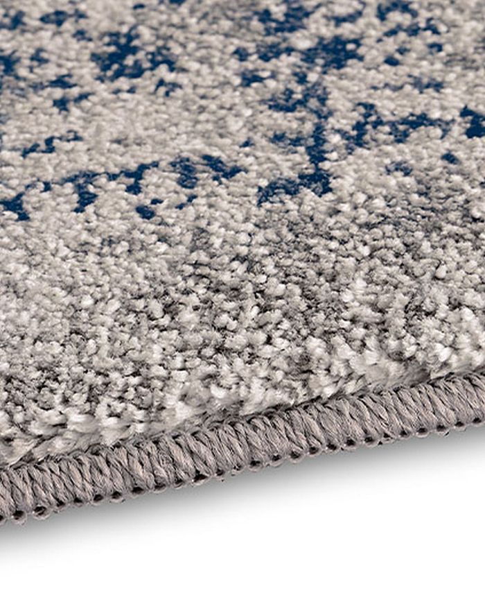 Scott Living Expressions Dharma Medallion Indigo 9'6" x 12'11" Area Rug ...