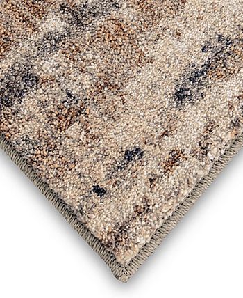 Scott Living Expressions Amalgamate Gold 2'4" x 7'10" Runner Rug - Macy's