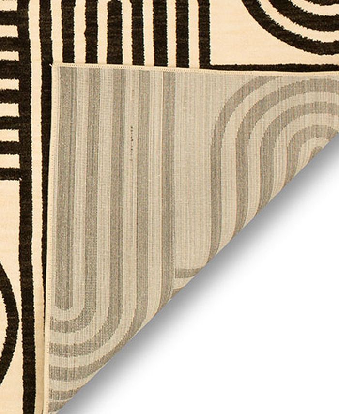 Scott Living Artisan Mod Charcoal 2' x 3' Area Rug - Macy's