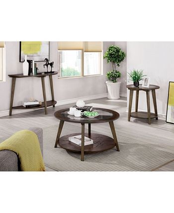 Furniture of America Riston Open Shelf Coffee Table - Macy's