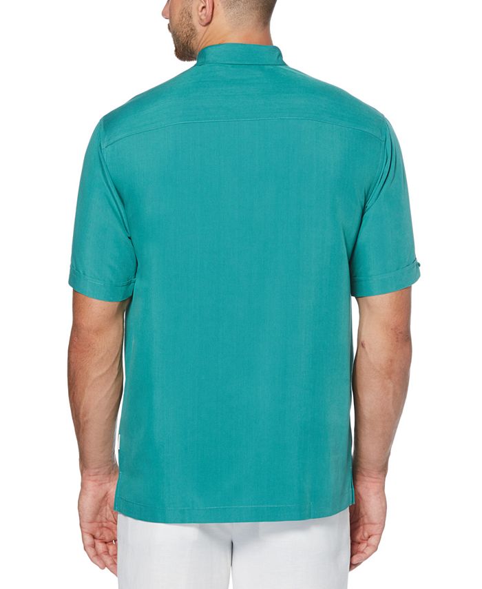 Cubavera Men's Embroidered Panel Shirt - Macy's