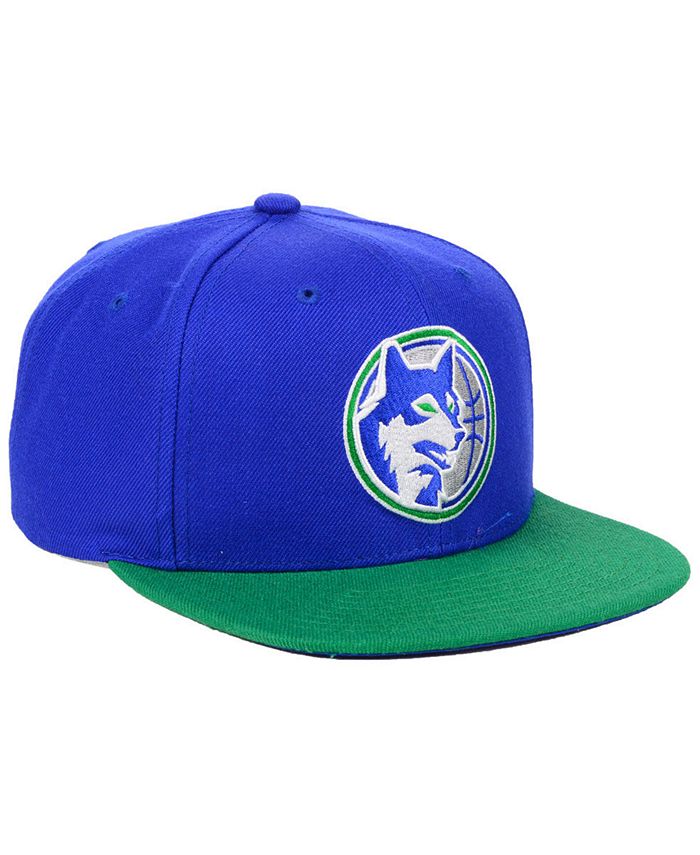 Mitchell & Ness Minnesota Timberwolves 2 Tone Classic Snapback Cap - Macy's