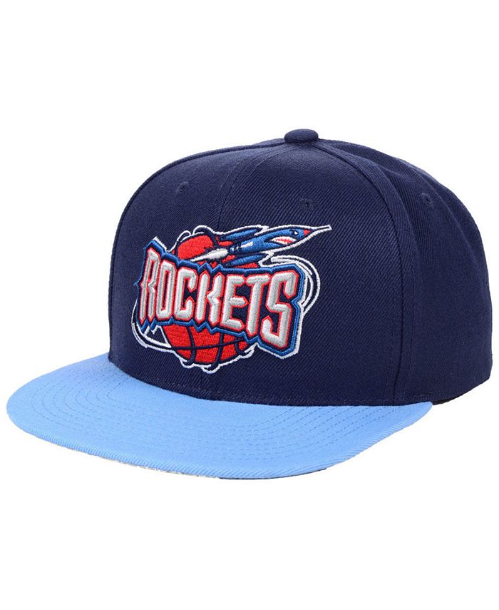 Mitchell & Ness Houston Rockets 2 Tone Classic Snapback Cap - Macy's