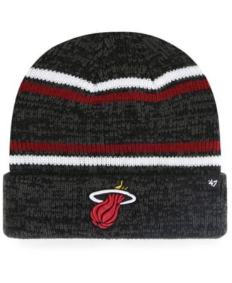 '47 Brand Miami Heat Marled Stripe Cuff Knit Hat - Macy's