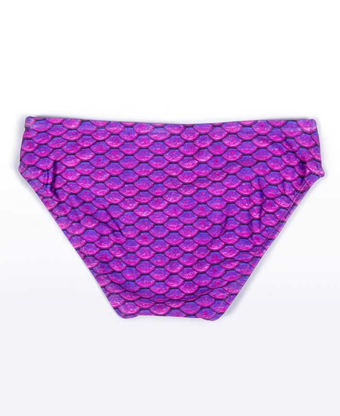 Fin Fun Girls Scale-Print Bikini Bottoms - Macy's