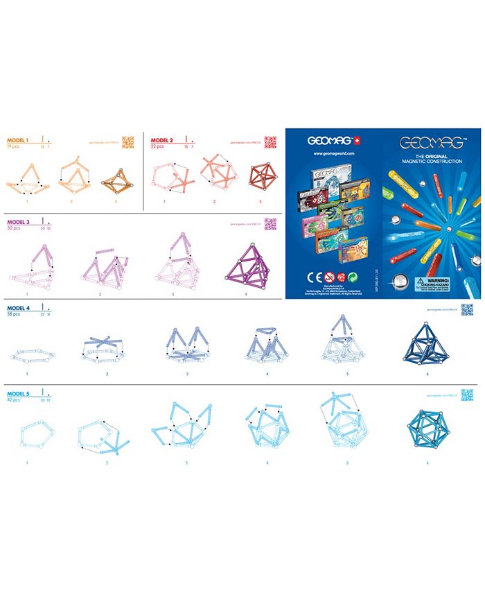 Geomag Color - 64 Piece - Macy's
