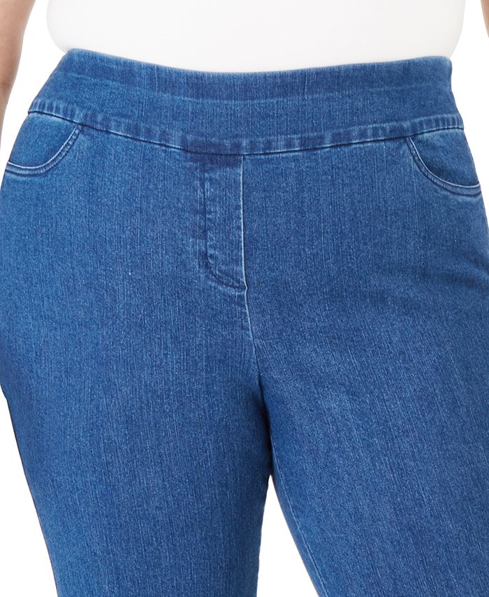 Alfred Dunner Plus Size Pearls of Wisdom Proportioned Superstretch ...