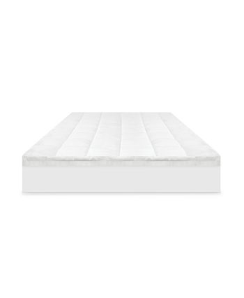 SensorGel SlumberMax Hybrid 4-Inch Memory Foam and Lux Fiber Mattress ...