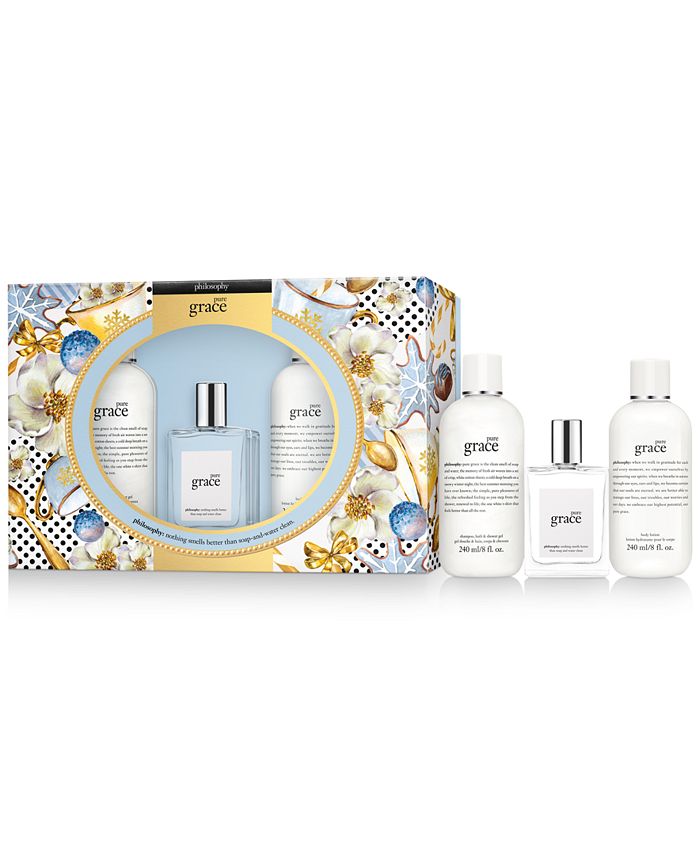 philosophy 3-Pc. Pure Grace Eau de Toilette Gift Set - Macy's