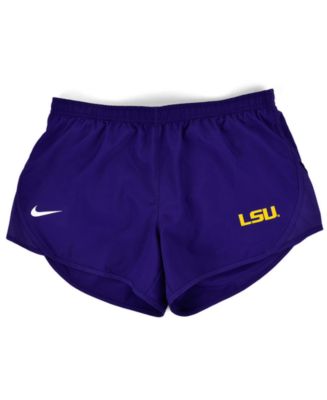 Nike Women's LSU Tigers Tempo Shorts - Macy's