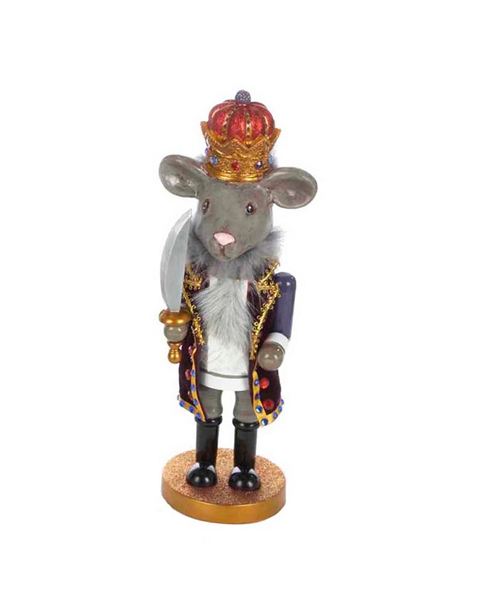 Kurt Adler 12-Inch Hollywood Mouse King Nutcracker - Macy's