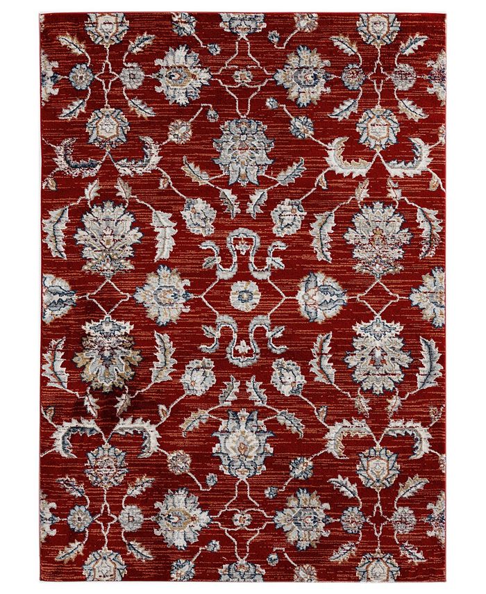 Asbury Looms Century Julius 4500 11238 912 Crimson 7'10" x 10'6" Area ...