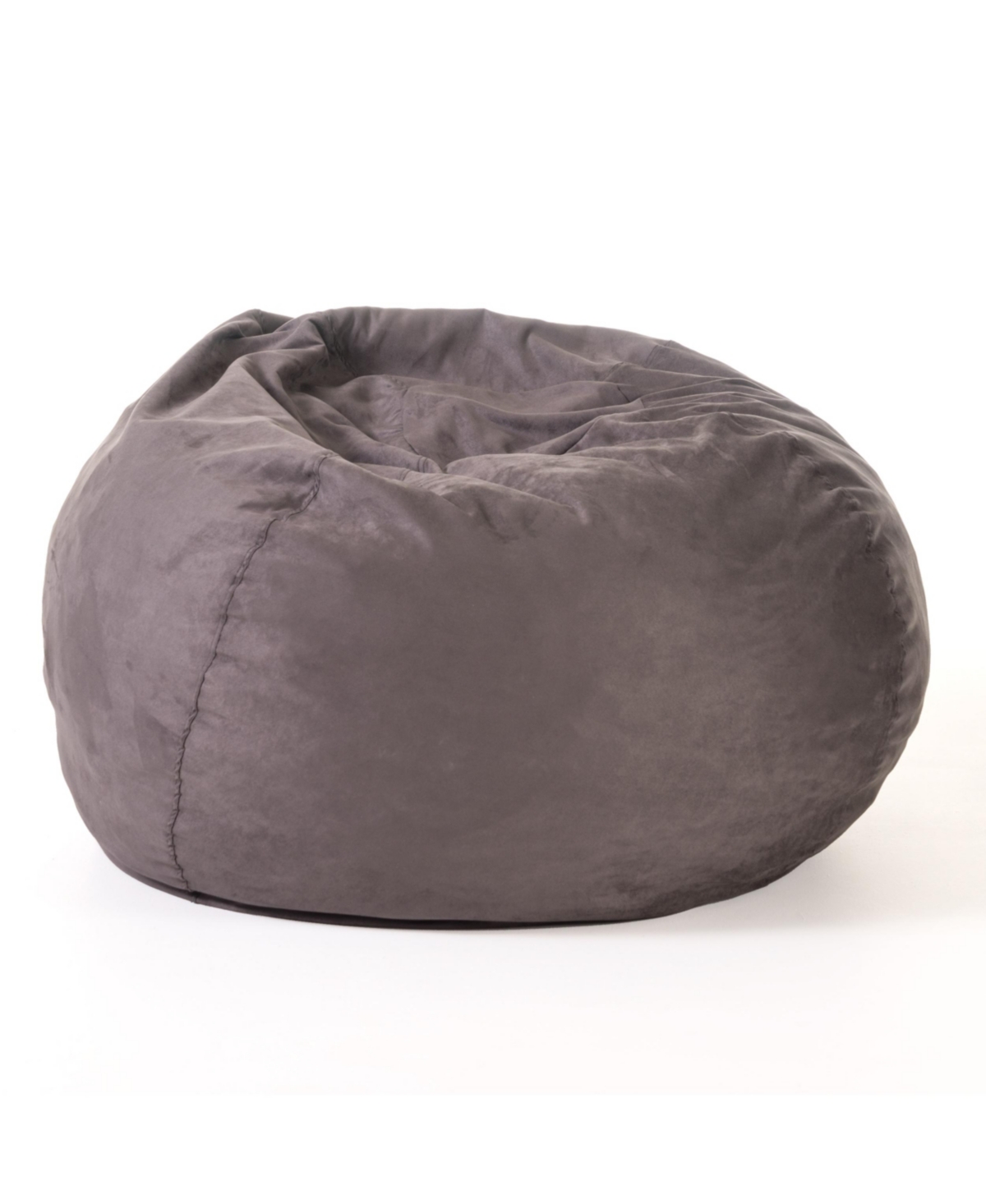 Click here for 5ft Suede Bean Bag - Charcoal prices
