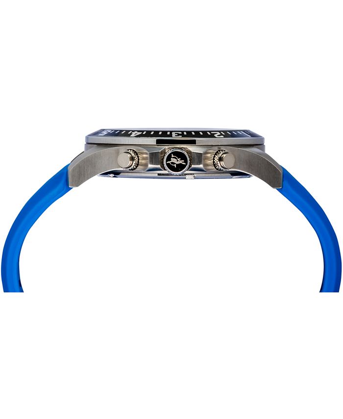 Strumento Marino Men's Typhoon Nautical Blue Silicone Sport Performance ...