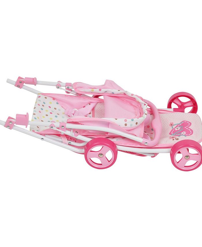 Redbox Hauck Love Heart Pretend Play Twin Baby Dolls Stroller - Macy's