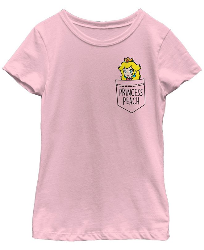 Fifth Sun Nintendo Big Girl's Super Mario Princess Peach Pocket Left ...