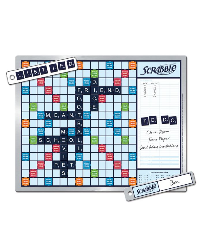 MasterPieces Puzzles Winning Solutions Scrabble Game and Message Board ...