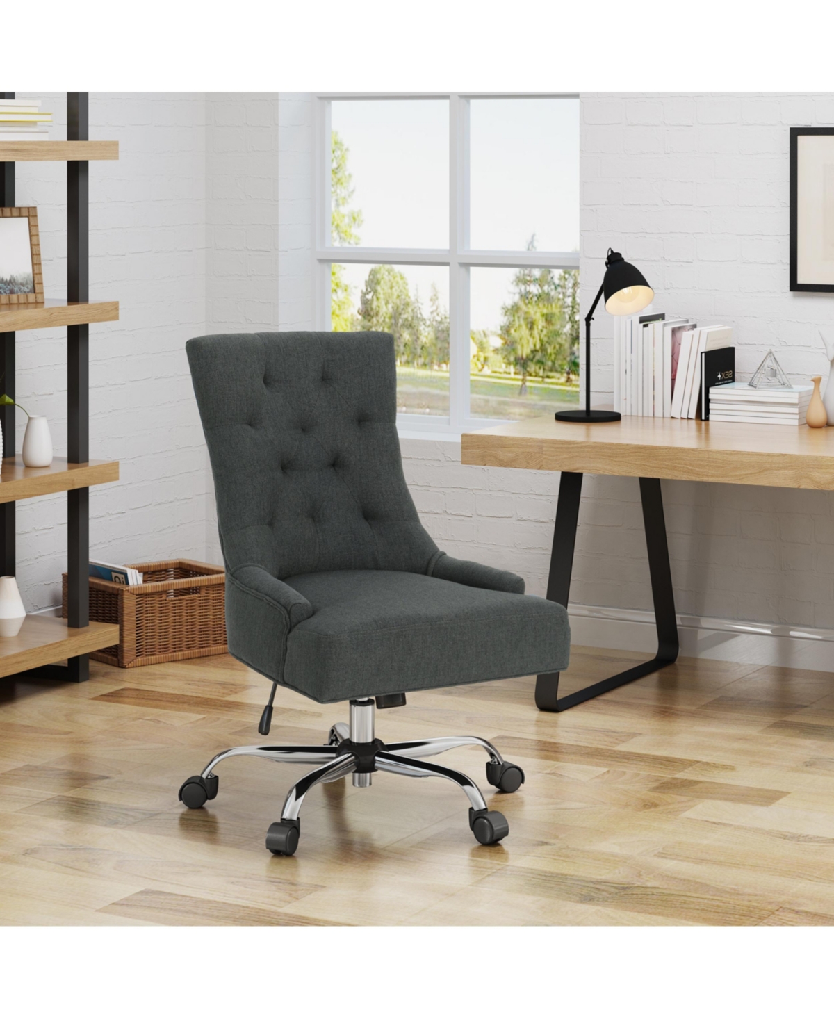 Click here for Americo Office Chair - Dark Grey prices