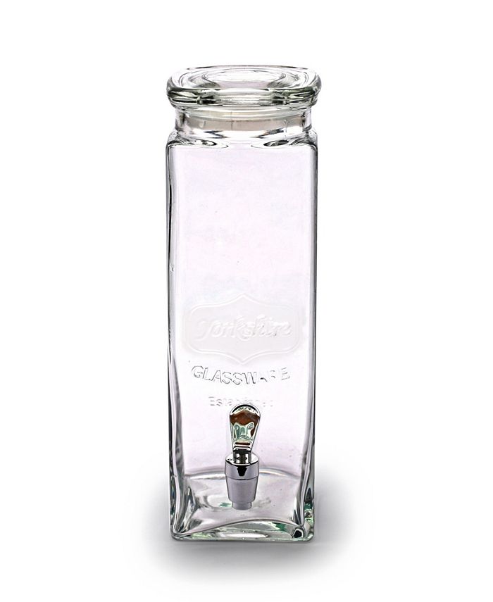 Circle Glass Yorkshire Square Beverage Dispenser, 0.6 Gal - Macy's