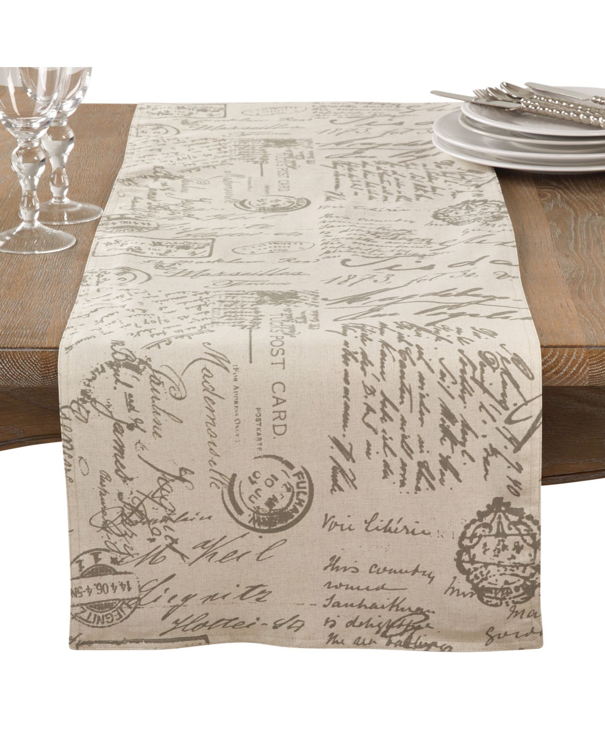 Click here for Saro Lifestyle Printed Runner - Natural prices