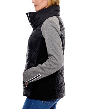 Be Boundless Division Mixed Nylon/Knit Jacket - Macy's