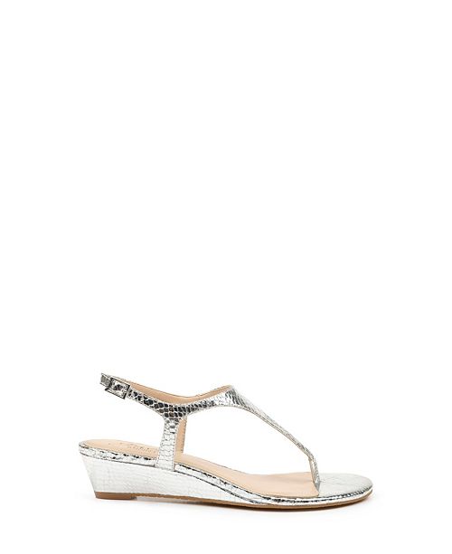jewel wedge sandals