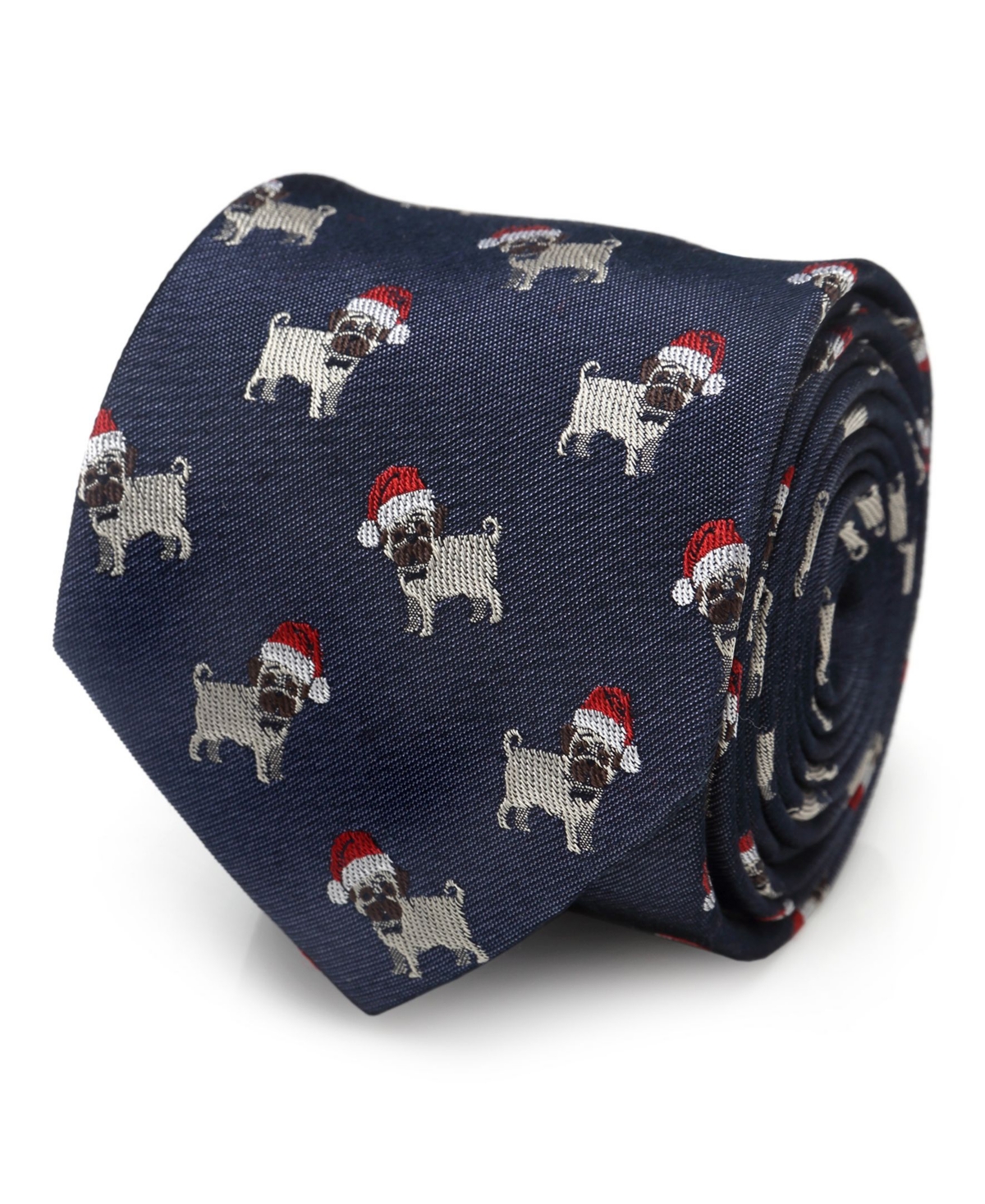 Click here for Cufflinks Inc Santa Pug Mens Tie - Multi prices