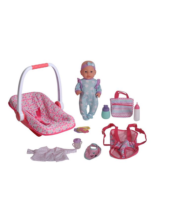 Redbox Dream Collection 16" Baby Doll With Carrier Accessories - Macy's