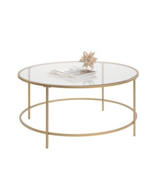 Sauder International Lux Round Coffee Table - Macy's