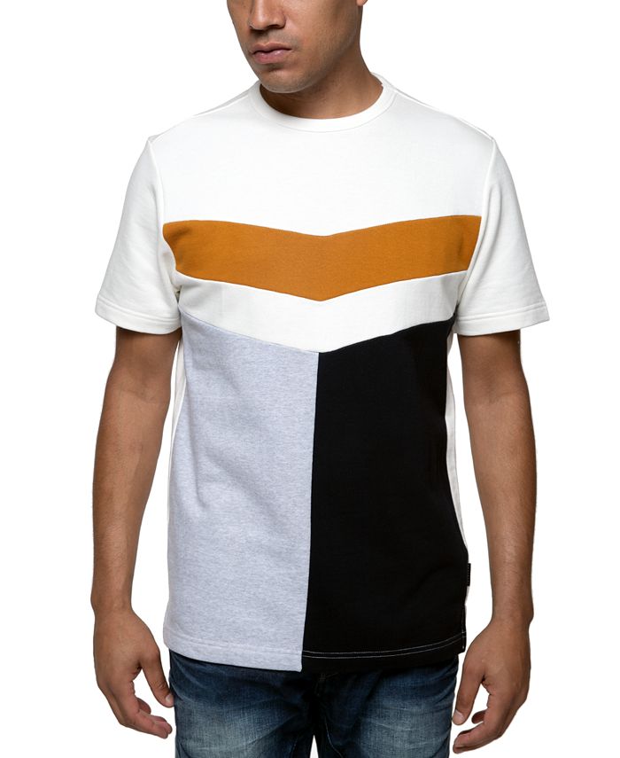 Sean John Men's Chevron Colorblocked T-Shirt - Macy's