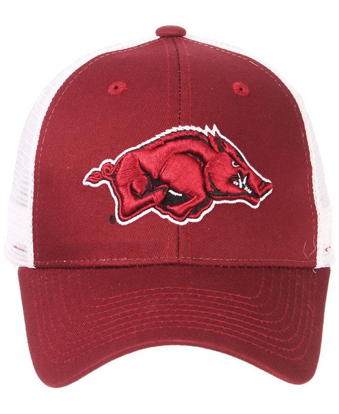 Zephyr Arkansas Razorbacks Big Rig Mesh Snapback Cap - Macy's