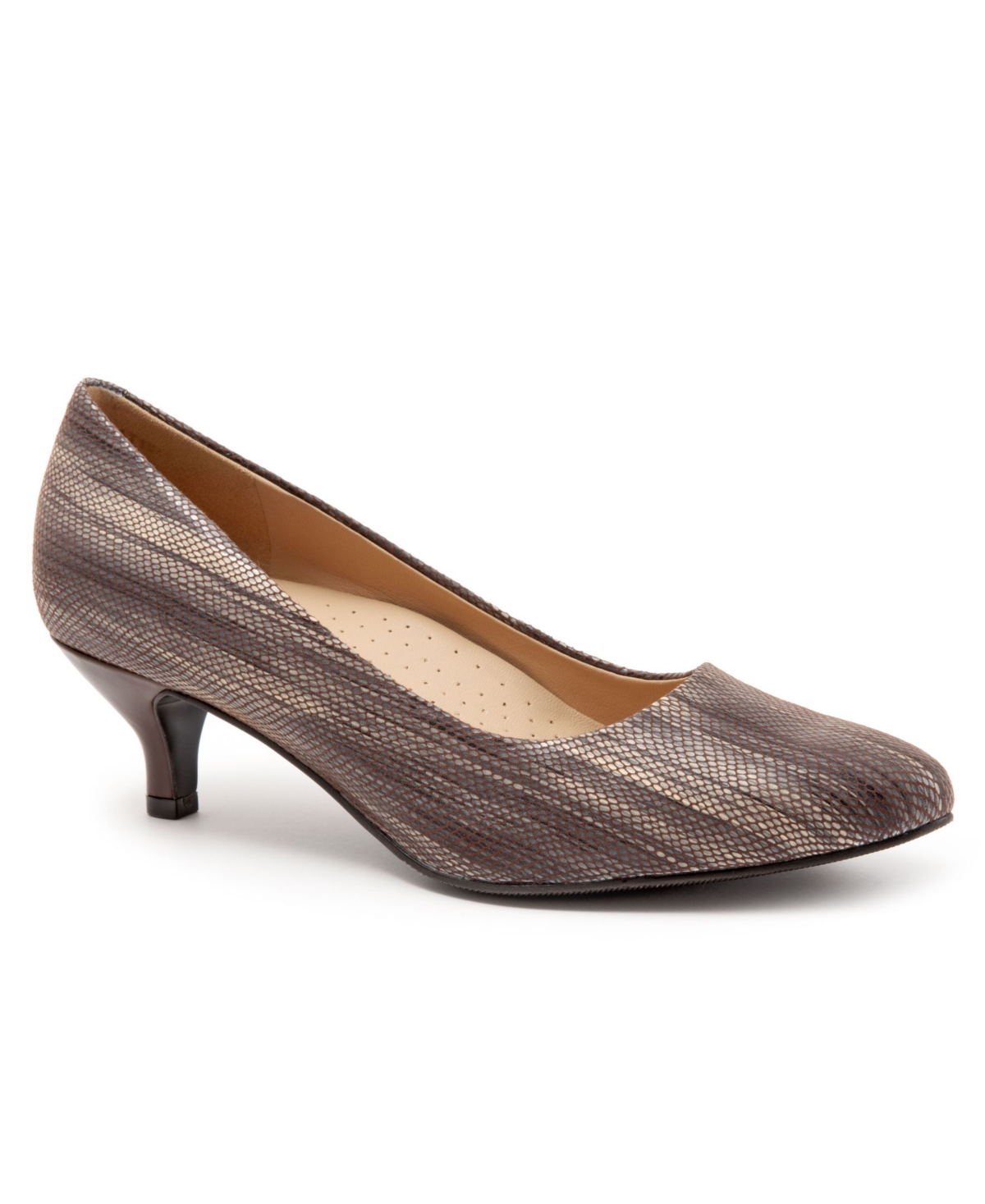 Click here for Trotters Kiera Pump - Taupe prices