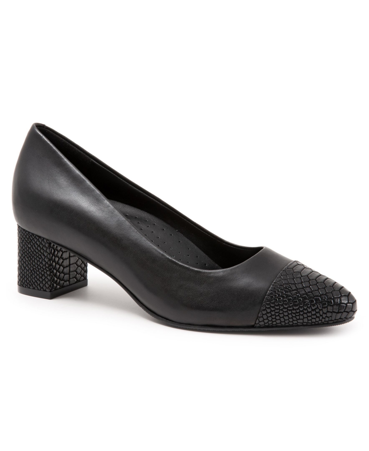 Click here for Trotters Kiki Pump - Black prices