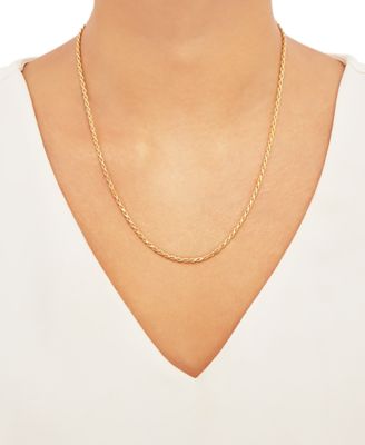 20 Inch Gold Chain - Macy's