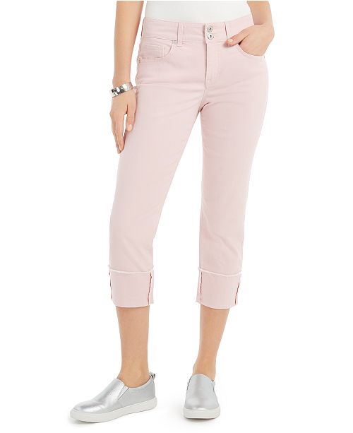Style & Co High Cuffed Capri Jeans, Created for Macy's & Reviews ...