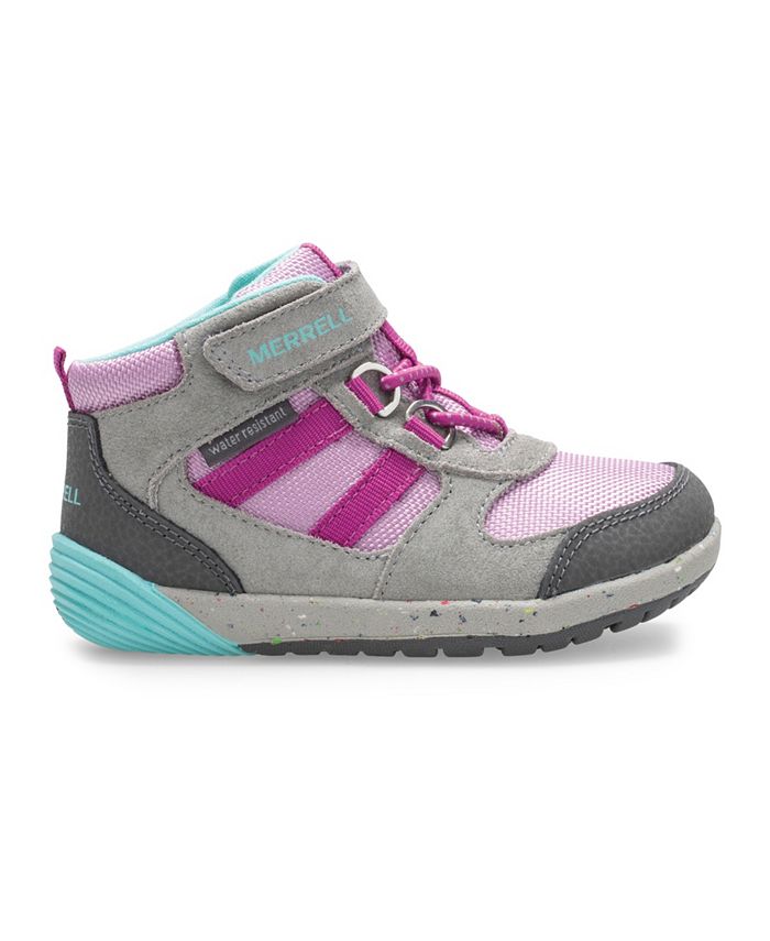 Merrell Kids Infant and Toddler Girl Bare Steps Ridge Junior Boot ...