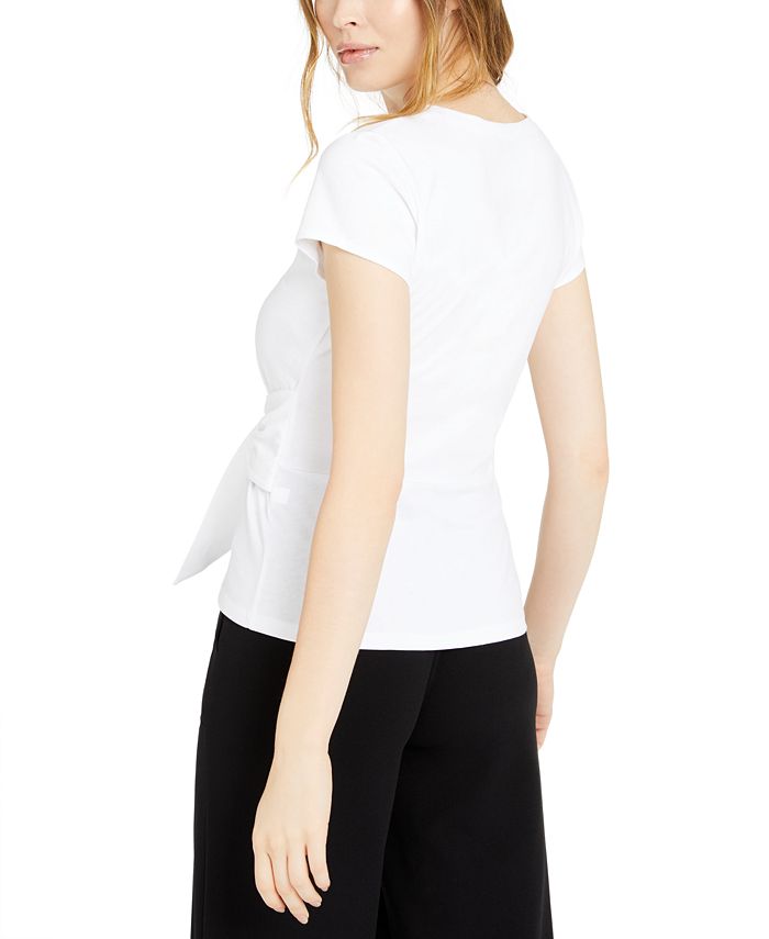 INC International Concepts INC Petite Cotton Belted Top, Created for ...