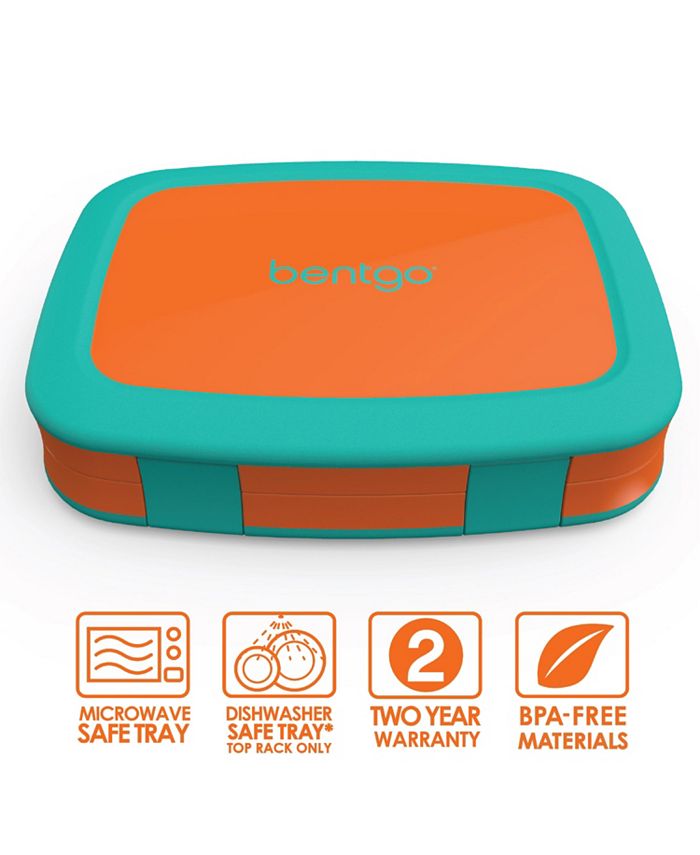 Bentgo Kids Brights 5-Compartment Bento Lunch Box, Orange - Macy's