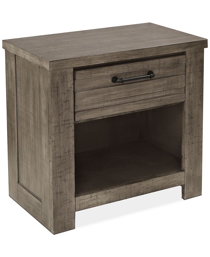 Furniture Ruff Hewn Nightstand - Macy's