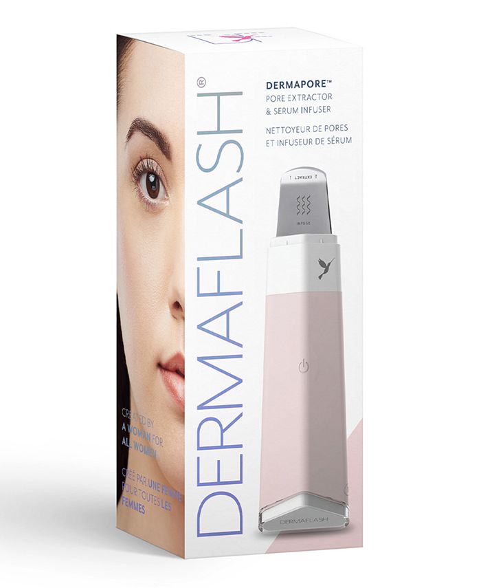 DERMAFLASH Dermapore Ultrasonic Pore Extractor Serum Infuser - Macy's