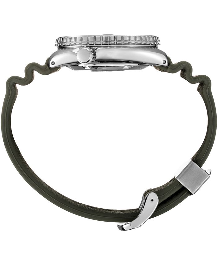 Seiko Men's Automatic Prospex King Turtle Green Silicone Strap Watch ...